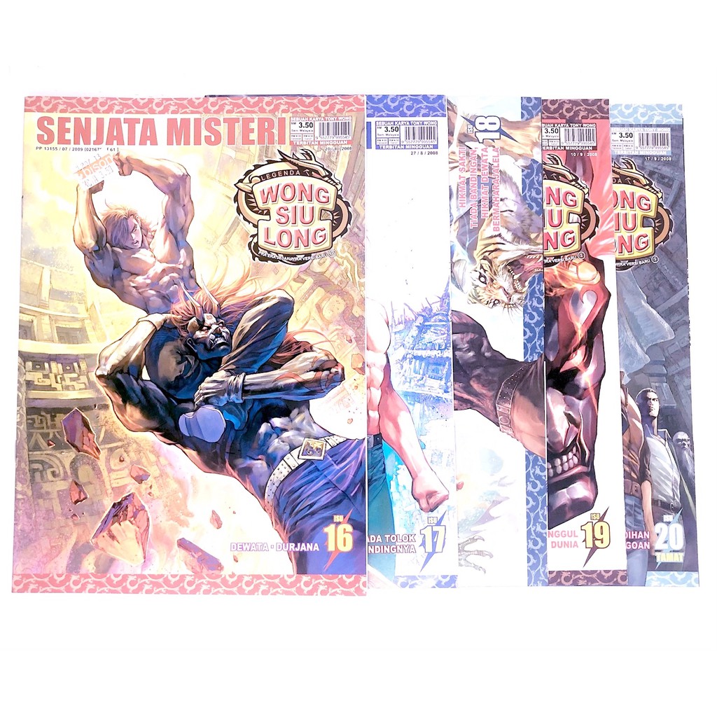SIRI KOMIK SENJATA MISTERI: WONG SIU LONG ISU 16, 17, 18, 19, 20 ...