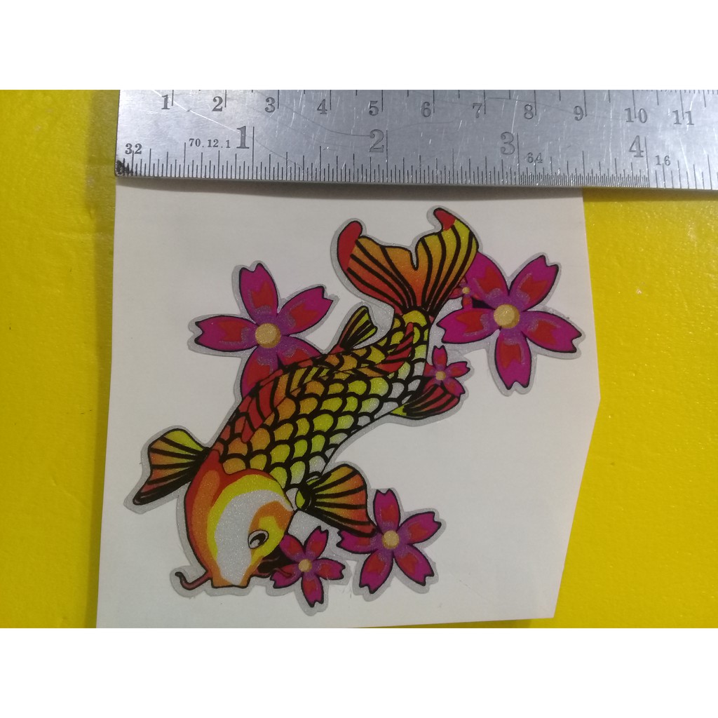 20230824-1248 0093B[R] REFLECT PANTULAN CAHAYA IKAN FISH Body Sticker ...