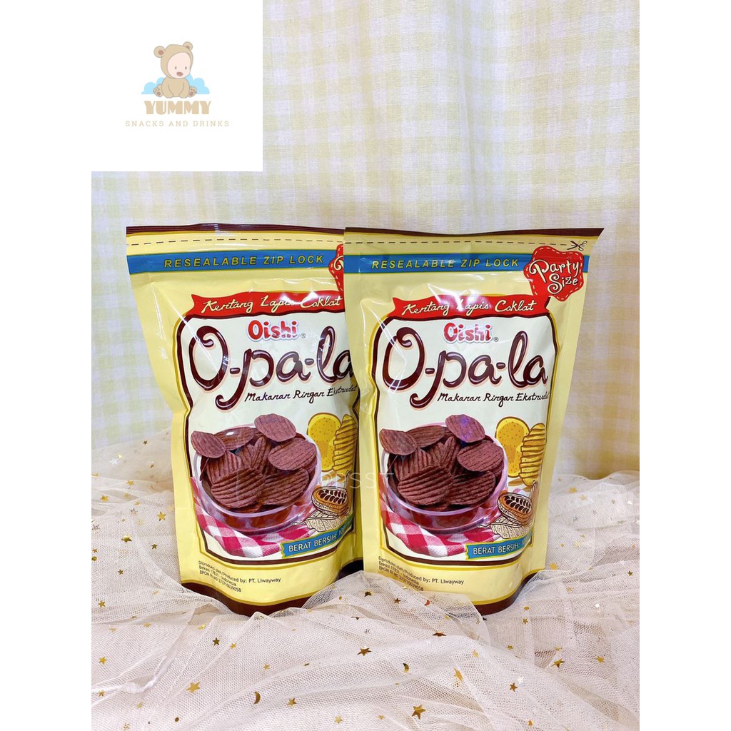 【HALAL Oishi Opala】 Chocolate Potato Chips 印尼 Oishi Opala 欧趴拉 巧克力薯片 ...