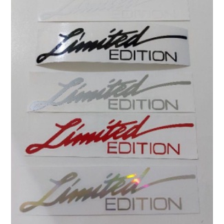 Sticker LIMITED EDITION CUTTING | Shopee Malaysia