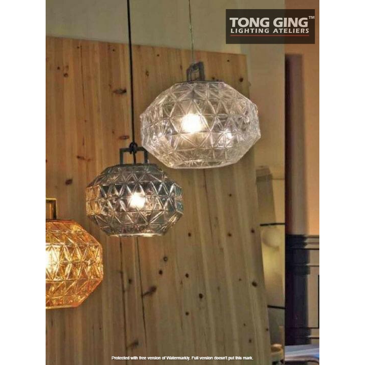 Fancy Glass Pendant Lamp Lampu Hiasan Siling Gantung Ceiling Light 燈 燈飾 ...