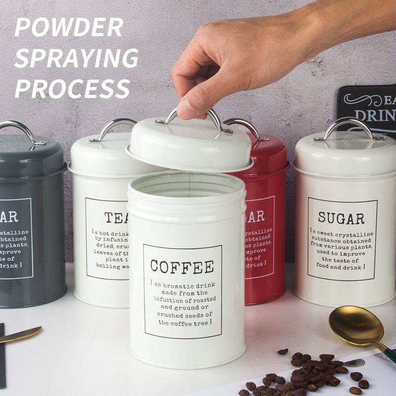 Coffee Cans Tea Cans Empty Cans Food Storage Cans Moisture-proof Milk ...