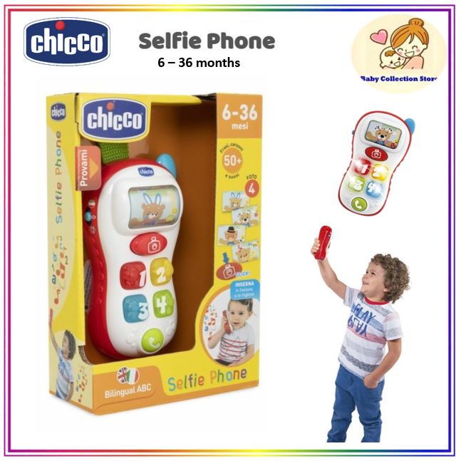 Chicco Selfie Phone - Bilingual ABC (ITA/EN) | Shopee Malaysia