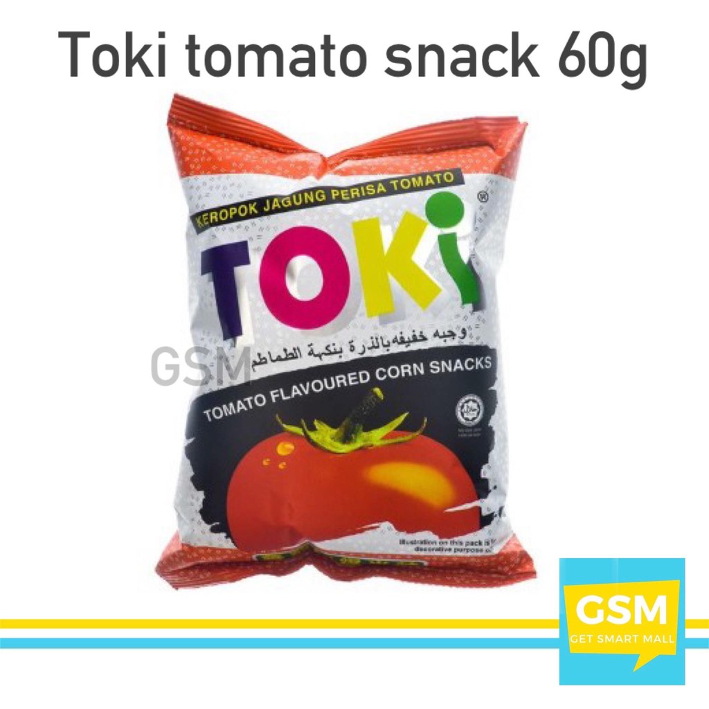 Toki Tomato Flavoured Corn Snacks 60g | Shopee Malaysia