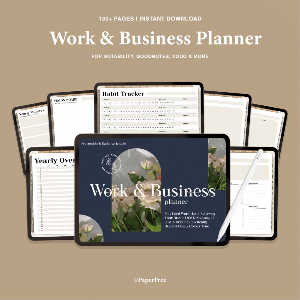 GoodNotes / Notability / Digital Work & Business Planner / PDF Digital ...