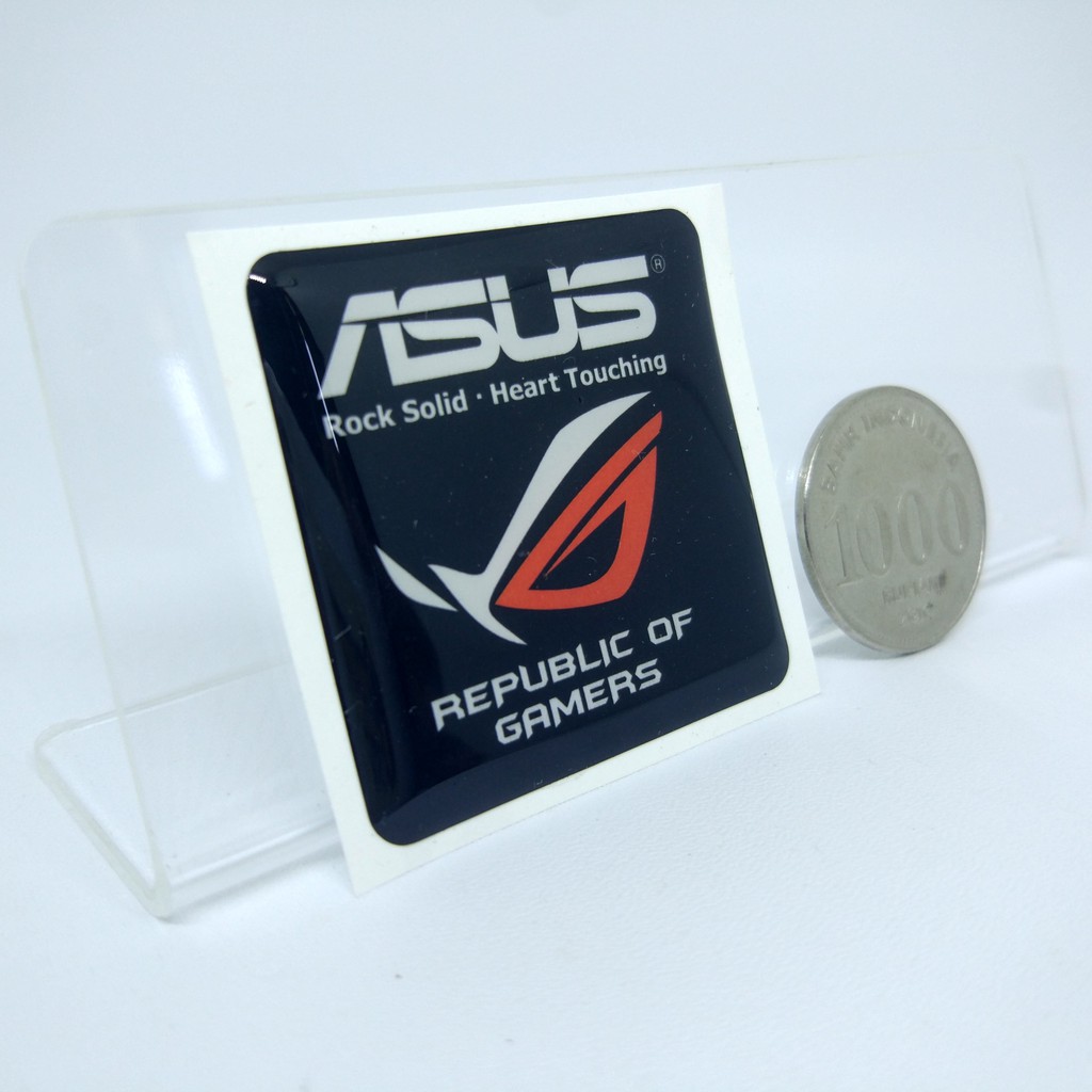 Asus ROG Sticker Embossed Flexible Resin Emblems | Shopee Malaysia