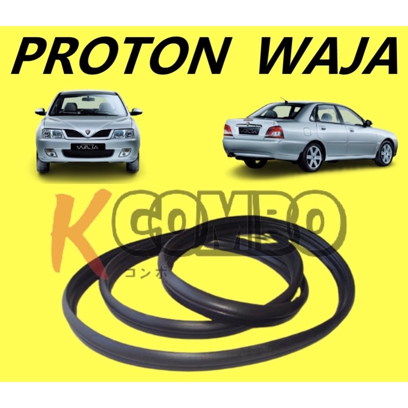 PROTON WAJA REAR BOOT RUBBER / BONNET RUBBER / TRUNK LIP RUBBER ...