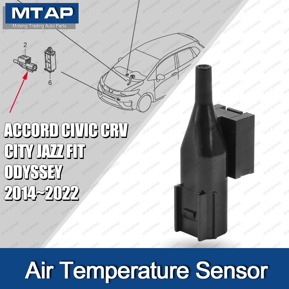 【Ready Stock】Ambient Air Temperature Sensor For HONDA ACCORD CIVIC CR-V ...