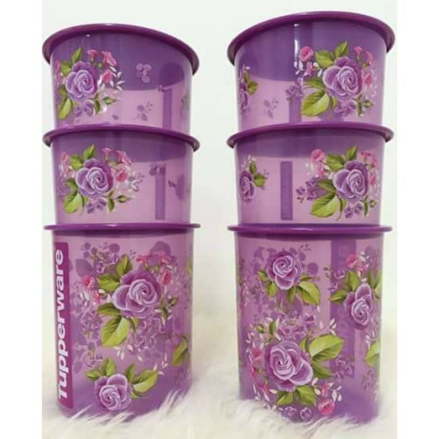 Tupperware Royal Rose Canister Set (6pcs) | Shopee Malaysia