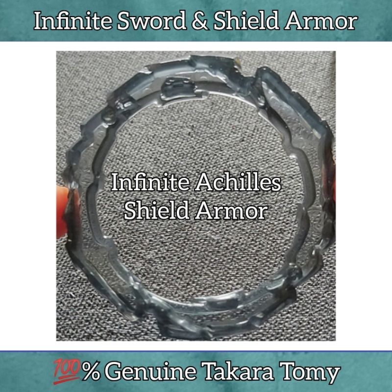 Infinite Achilles Sword and Shield Armor Beyblade Takara Tomy | Shopee ...