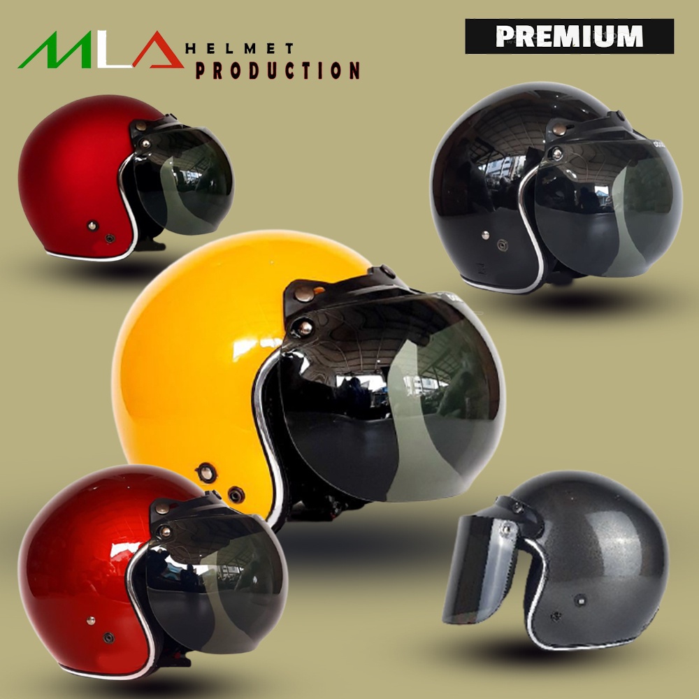 Motorcycle HELMET BOGO HELMET CHROME LIST GLASS FLAT GLASS STEPED ...