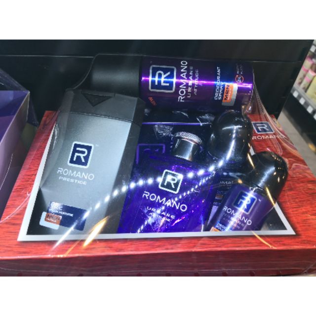 Perfume Romano Urban Attitude spirit Set Gift Hantaran Perfume Hadiah ...