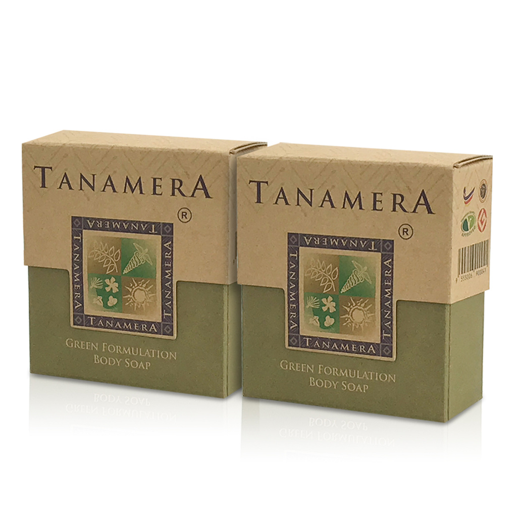 2x Tanamera Green Formulation Herbal Body Soap 100g Stay Refreshed ...