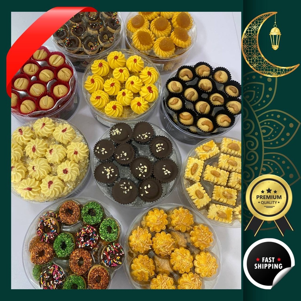 Kuih Raya Cookies Premium 2025 *HALAL*【Kuih Raya Sedap】 | Shopee Malaysia