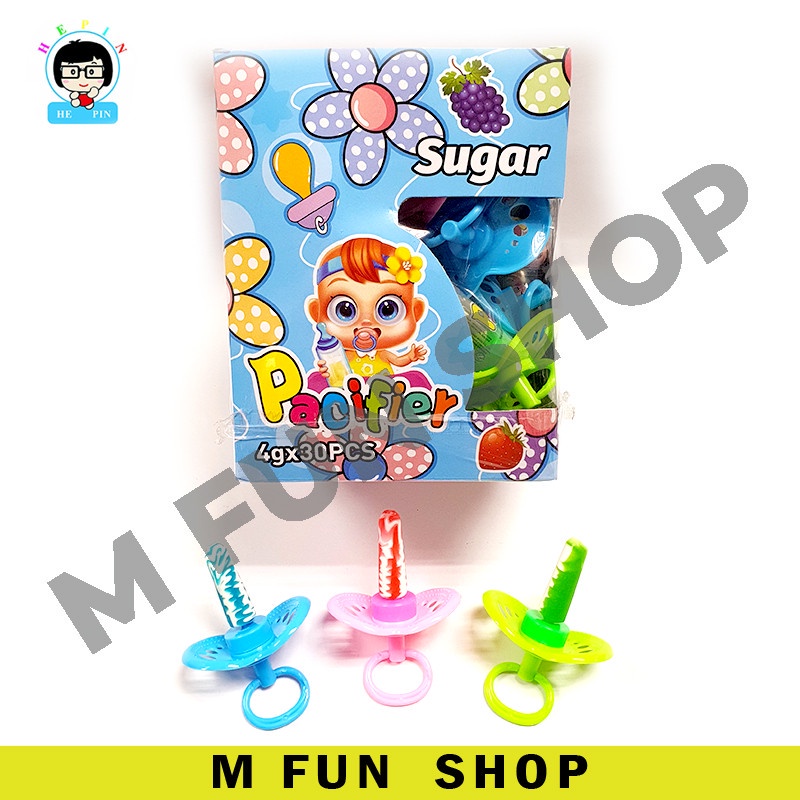*Halal* 30Pcs Seahorse Brand Cute Pacifier Sugar Candy 可爱奶嘴糖 (±7g x ...