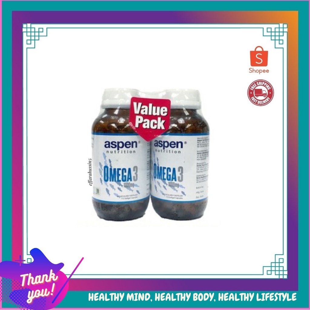 Aspen Omega 3 1000mg (112softgels) | Shopee Malaysia