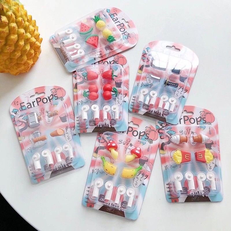 READY STOCK! Fancy Ear Pops, EarPods, iPods cover 现货！可爱又有趣的耳机套 ...