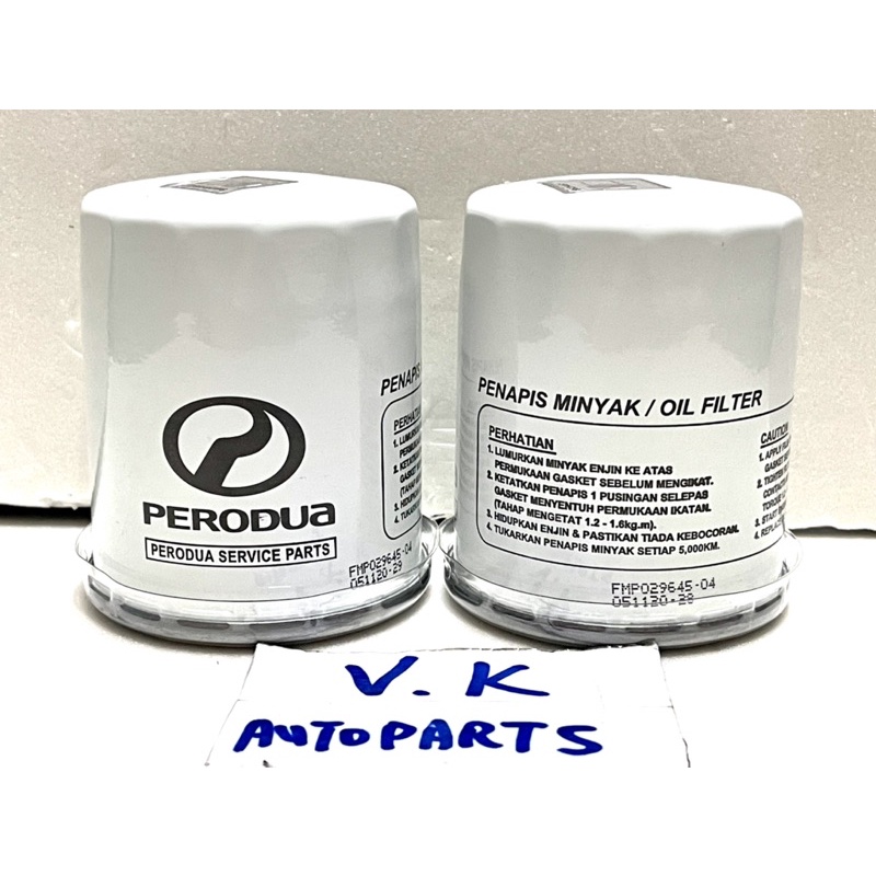 PERODUA MYVI KANCIL KENARI KELISA ALZA VIVA KEMBARA OIL FILTER ORIGINAL ...