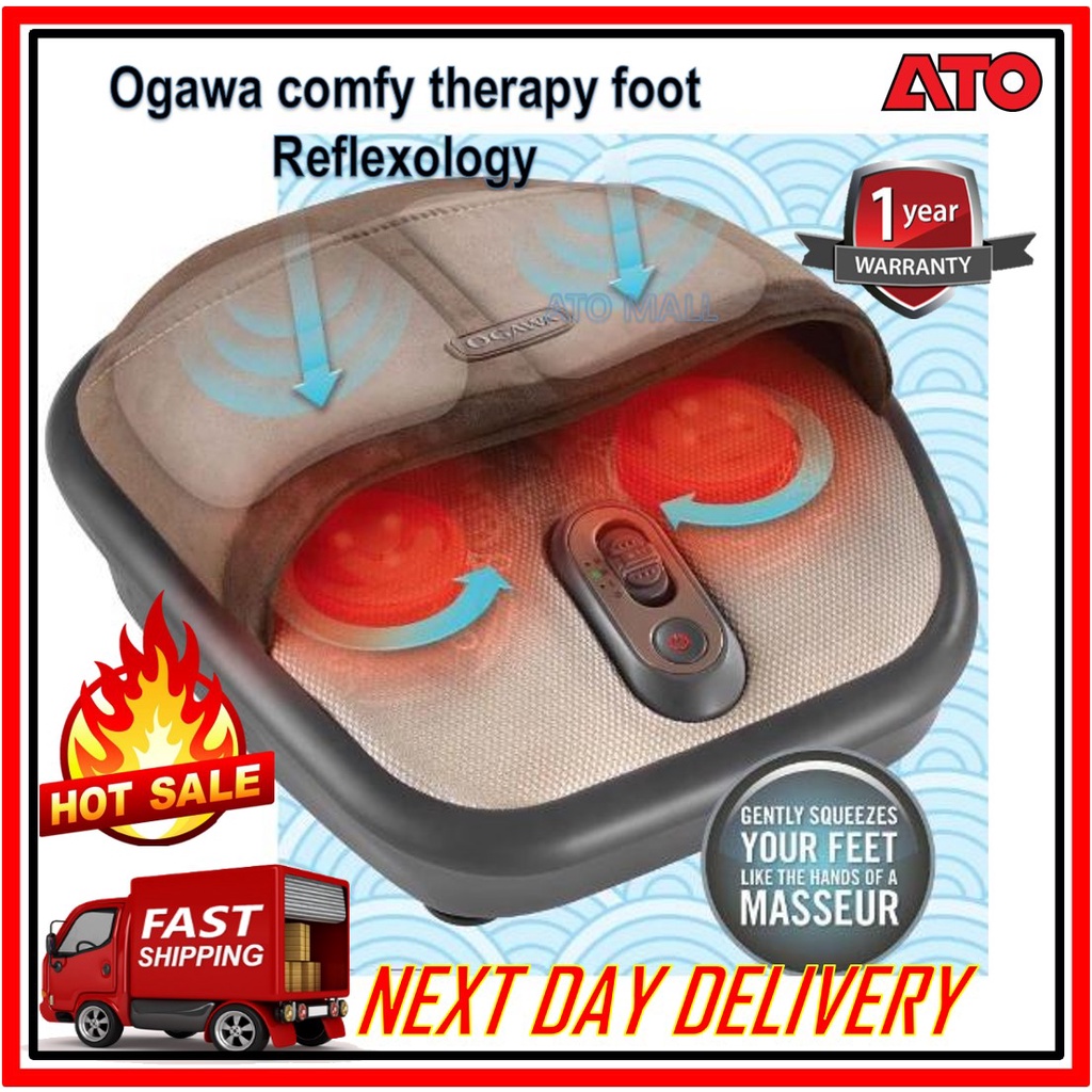 Ogawa Comfy Therapy Foot Reflexology High Quality Shiatsu Foot Massage ...