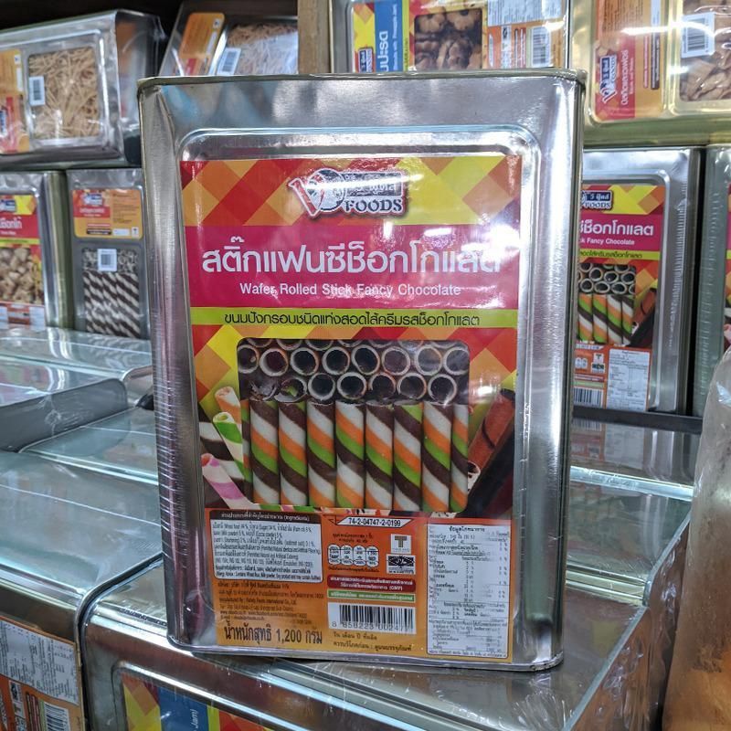 biskut tin wafer roll stick fancy shocolate | Shopee Malaysia