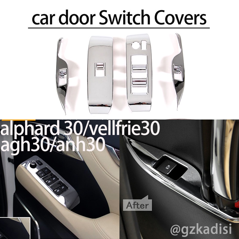 Alphard 30 / Vellfire 30 agh30 anh30 (2015-2022) car door Switch Covers ...