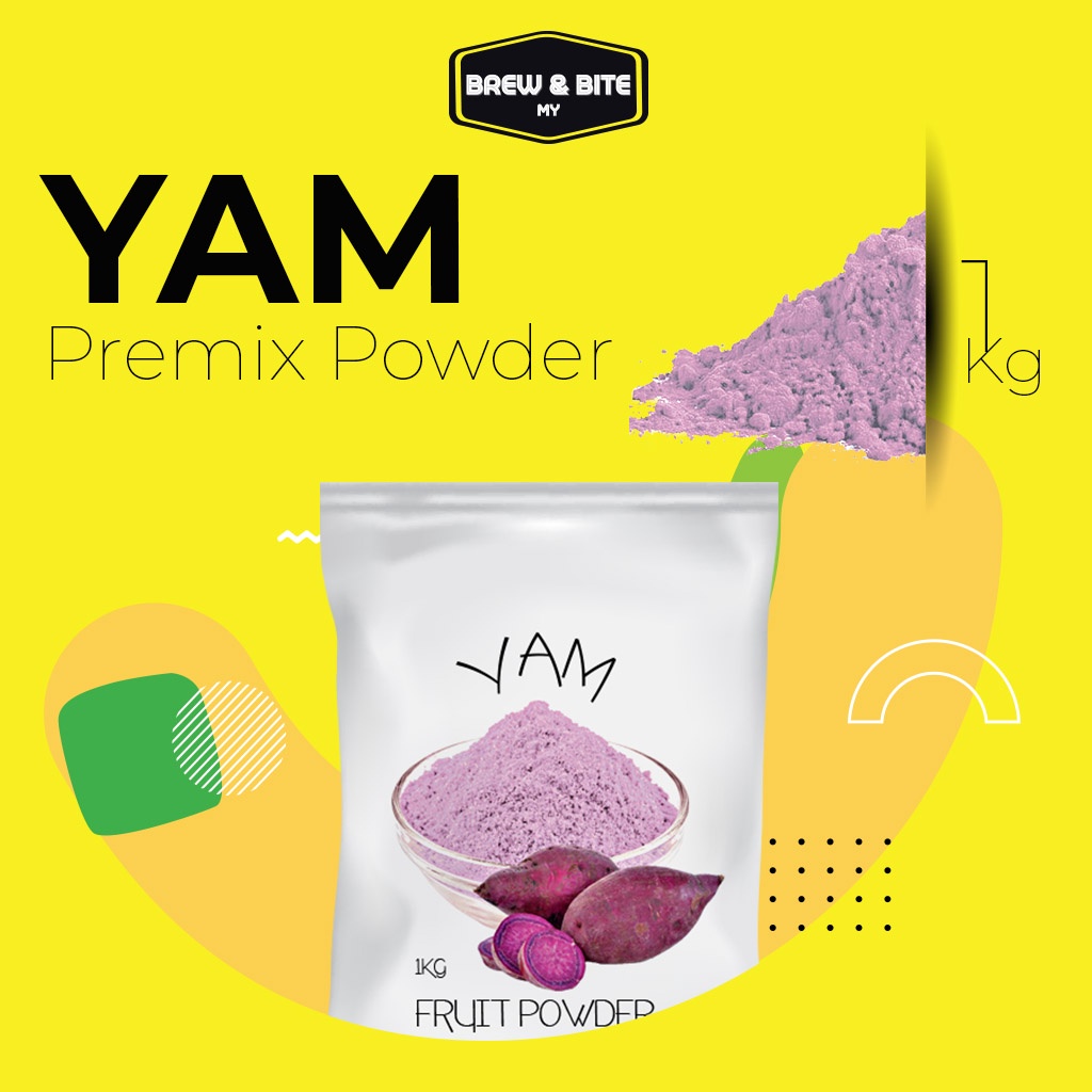 Yam FRUIT POWDER 1KG 🥮 Food Grade / Baking / Bakery / Flavouring ...