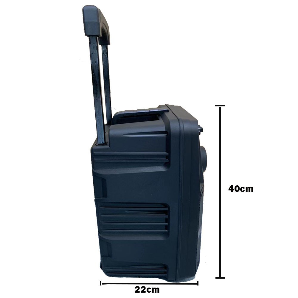 Vinnfier FlipGear Tango 211 WM TWS Wireless Portable Trolley Bluetooth Speaker with Karaoke ...