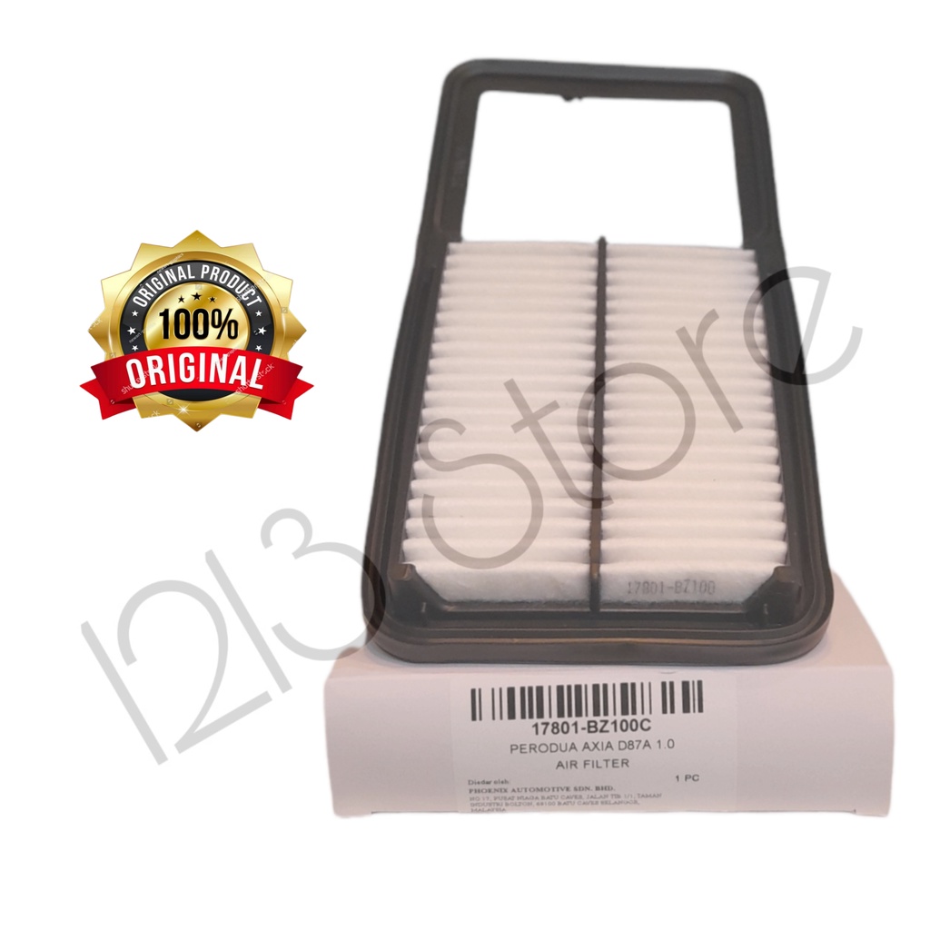 17801-BZ100 PERODUA AIR FILTER AXIA 2014-2016 DAIHATSU AYLA HIGH ...