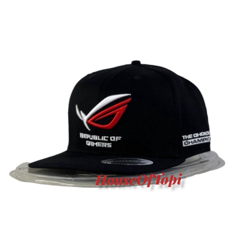CAP ROG REPUBLIC OF GAMERS SNAPBACK ADJUSTABLE CAP | Shopee Malaysia