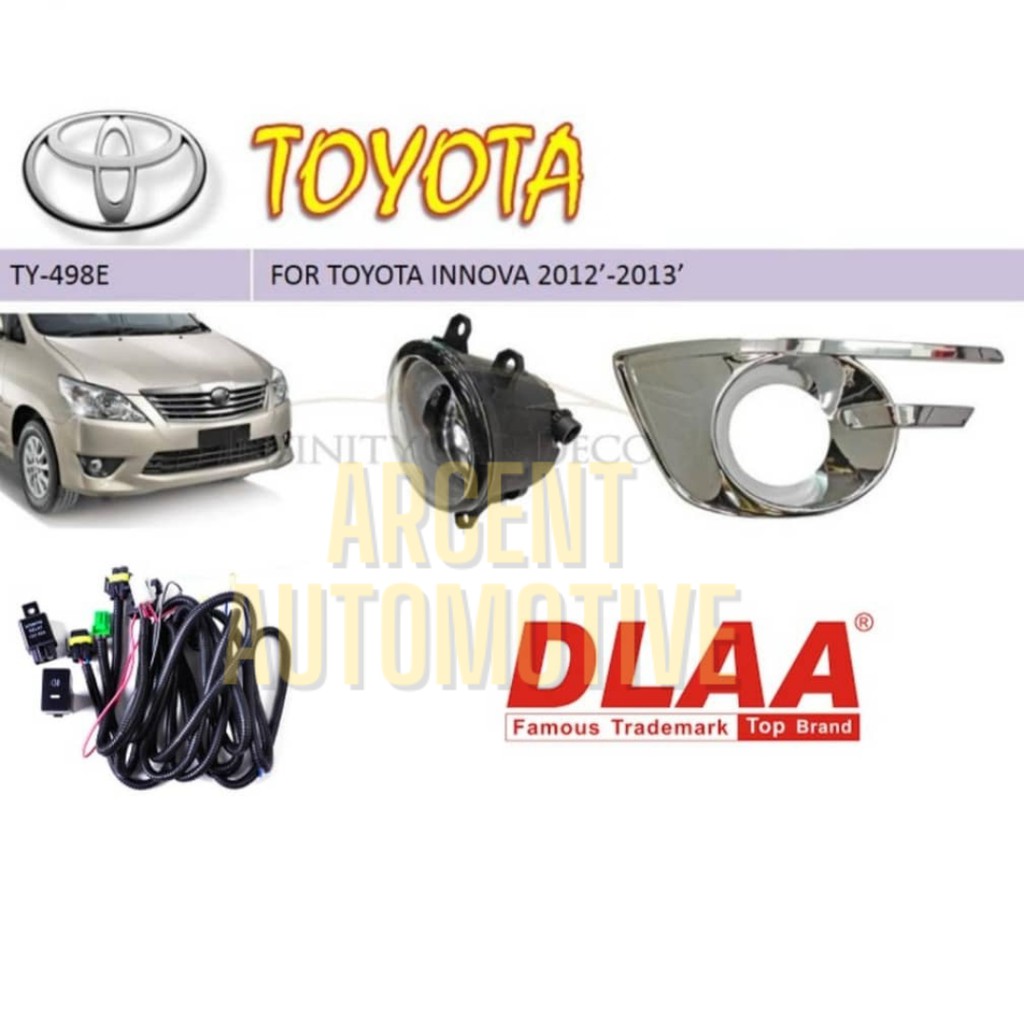 TOYOTA INNOVA 2012-2015 FOG LIGHT FOG LAMP FULL SET | Shopee Malaysia