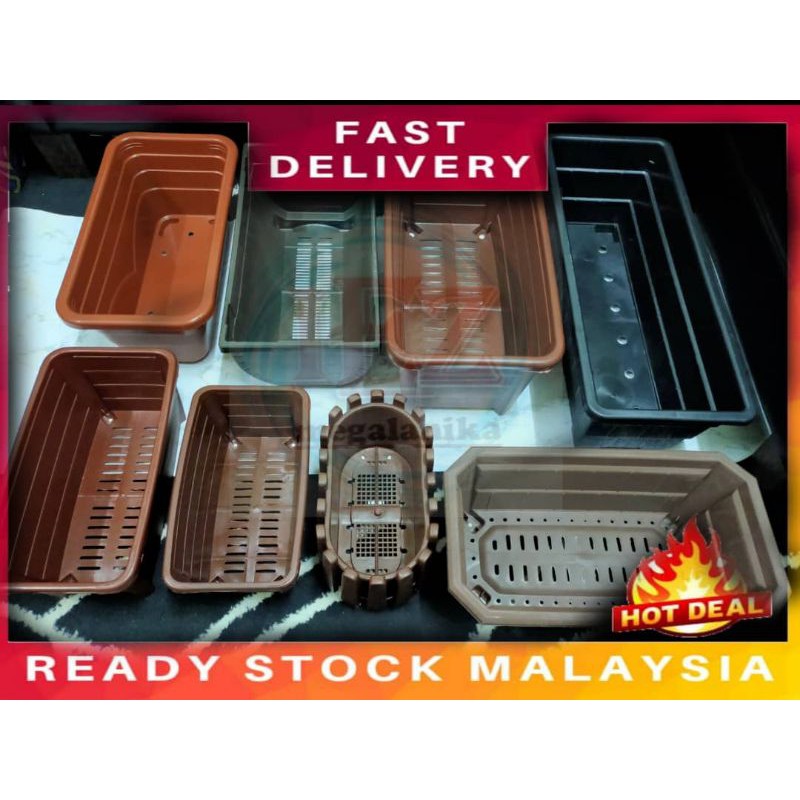 🔥 CLEARANCE MURAH2 🔥 Pasu panjang/ pasu segiempat tepat/ pot rectangle ...
