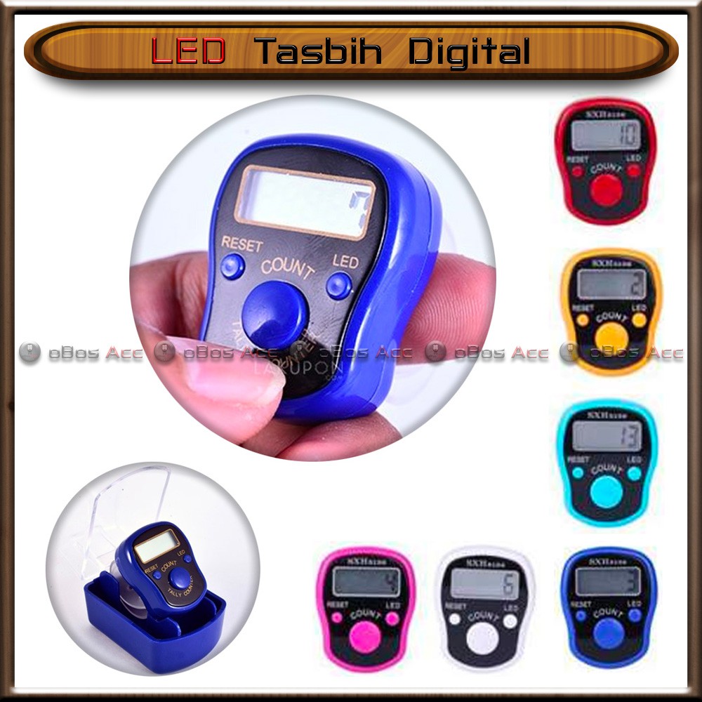 Led Digital Tasbih Dhikr Finger Tally Counter Portable | Shopee Malaysia
