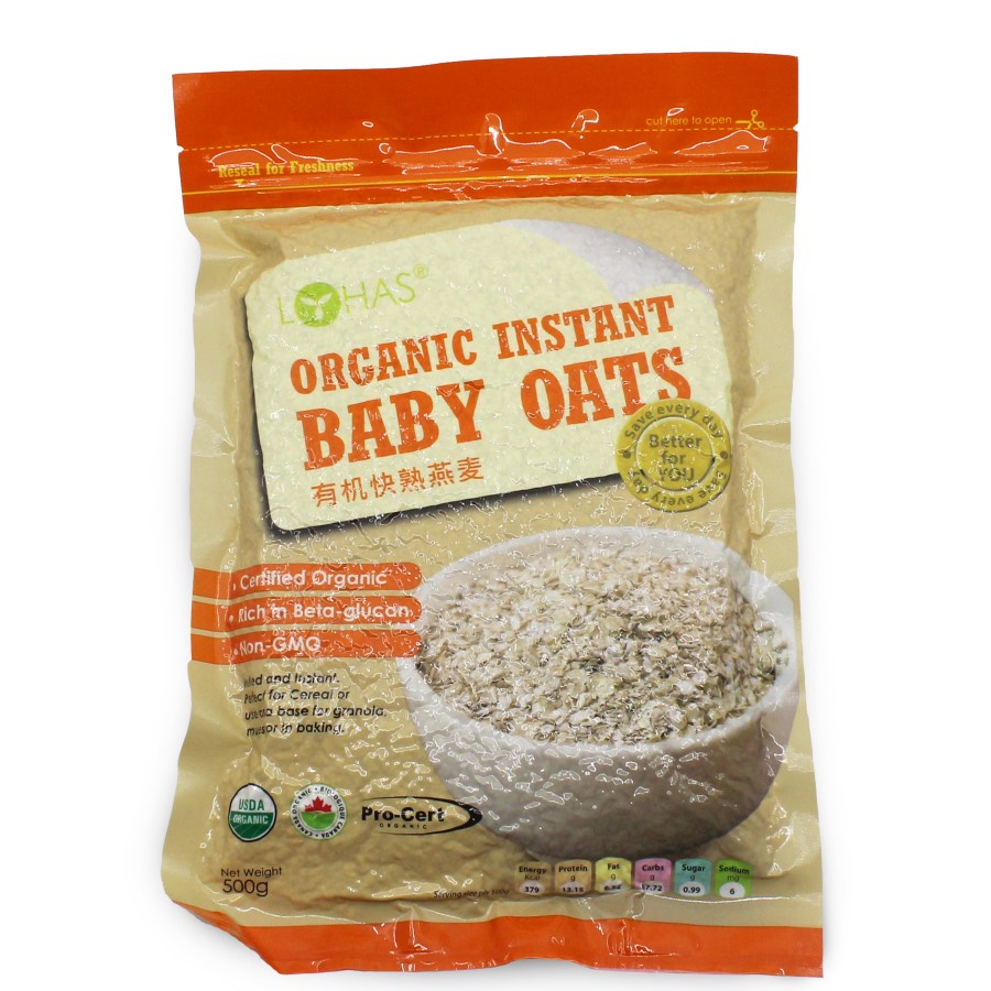 Lohas Organic Instant Baby Oat 500g / Lohas Organic Instant Quick Oat ...