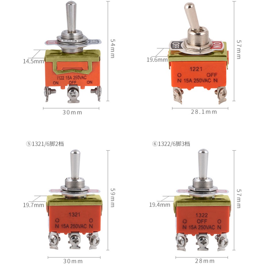 6-pin Aircraft Switch | Shopee Malaysia