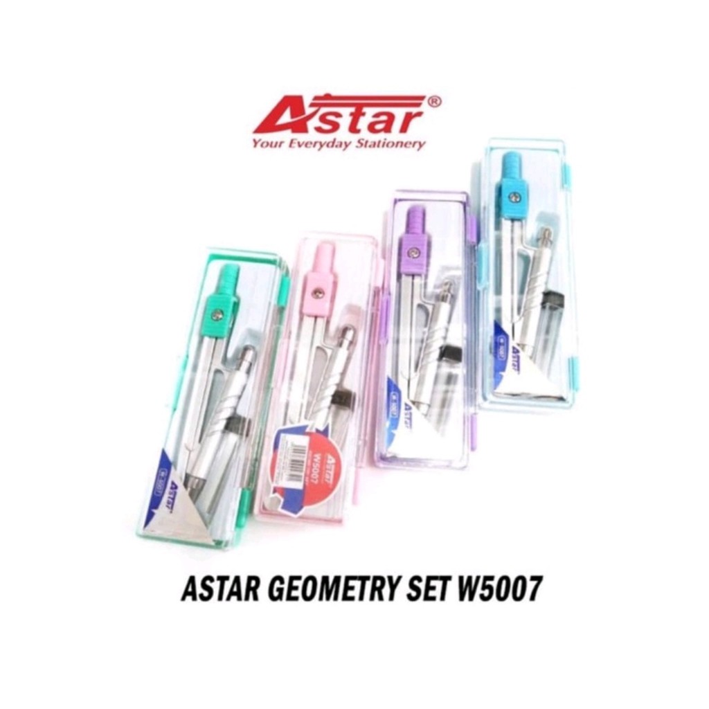 ASTAR COMPASS SET W5007 WITH MECHANICAL PENCIL 0.5MM | Shopee Malaysia