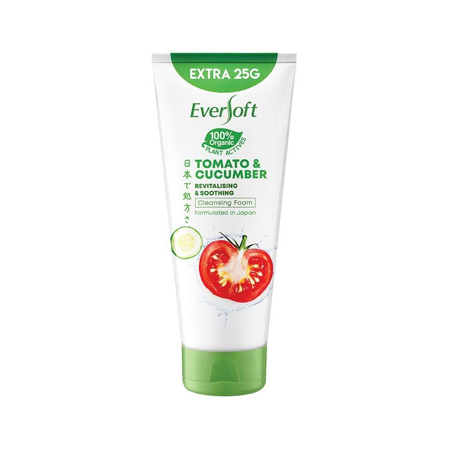 EVERSOFT FACIAL CLEANSER - TOMATO (195G + EXTRA 25G) | Shopee Malaysia
