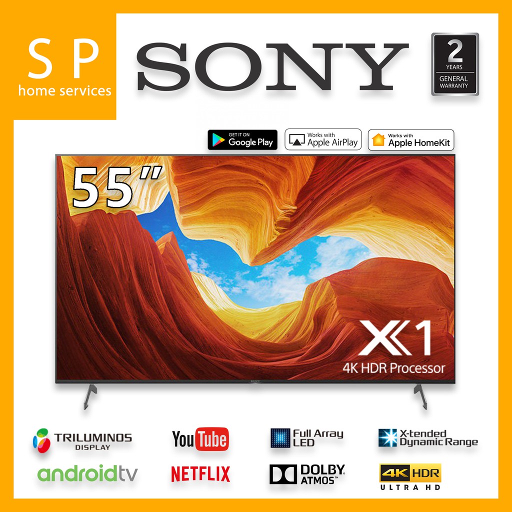Sony 55" 4K Ultra HDR Android Full Array LED TV KD-55X9000H KD55X9000H ...
