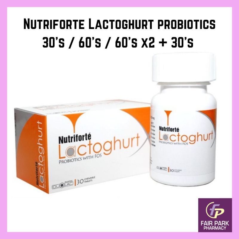 FPpharmacy Nutriforte Lactoghurt Probiotics 60's (EXP: 11/2024 ...