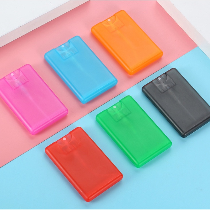11 Colors 20ml Travel Portable Card Type Pocket Spray Bottle Fine Mist ...