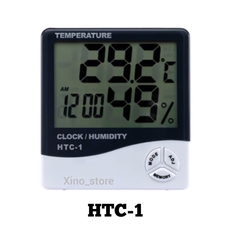 Digital Thermometer Electronic Clock HTC-1 HTC-2 LCD Digital ...