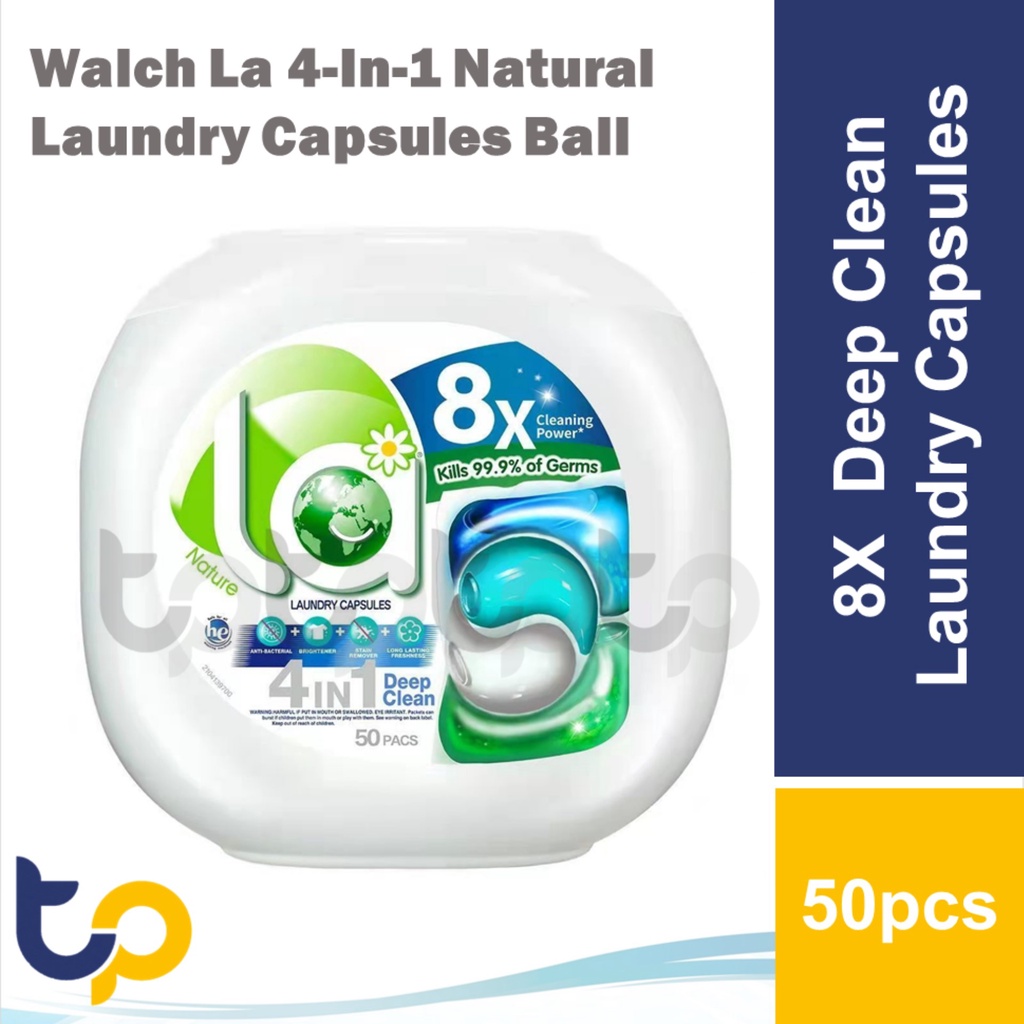WALCH Fresh HY 4 In 1 Laundry Capsules/9X Antiseptic / LA 4 In 1 ...
