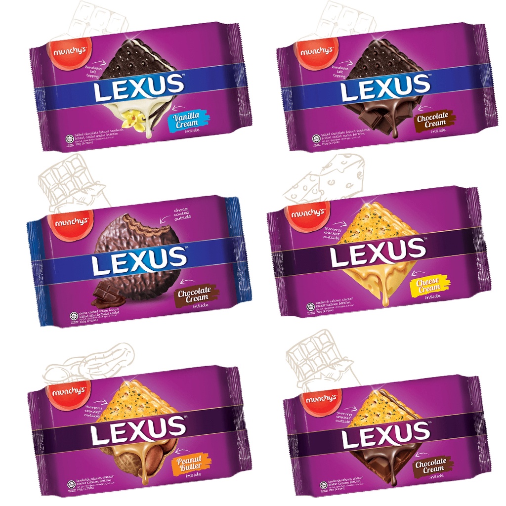 Munchy's Lexus Sandwich Biscuit | Shopee Malaysia
