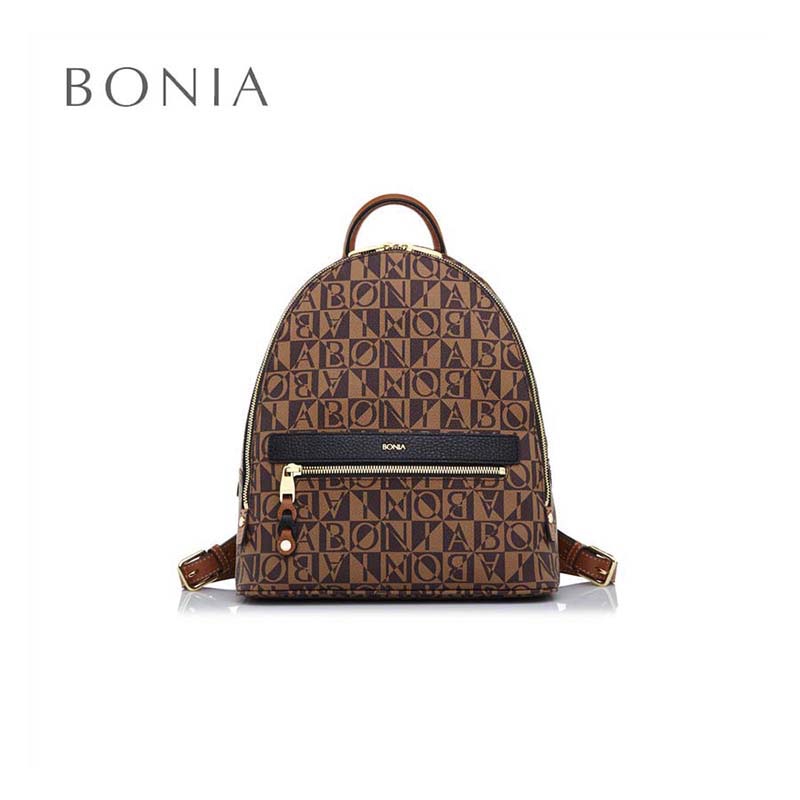 Bonia Black Milagros Backpack L | Shopee Malaysia