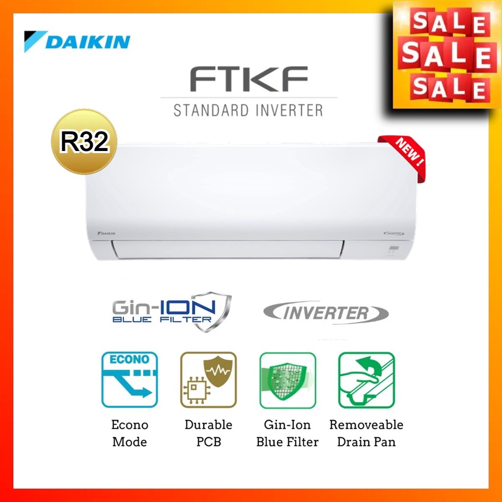 Daikin Inverter 1hp 1 5hp 2hp 2 5hp Air Conditioner Ftkf R32