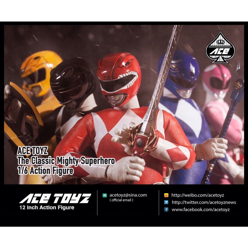 Ace Toyz 1/6 CMSH – 00 THE CLASSIC MIGHTY SUPER HERO BOX SET (SET OF 5) Power Rangers | Shopee ...