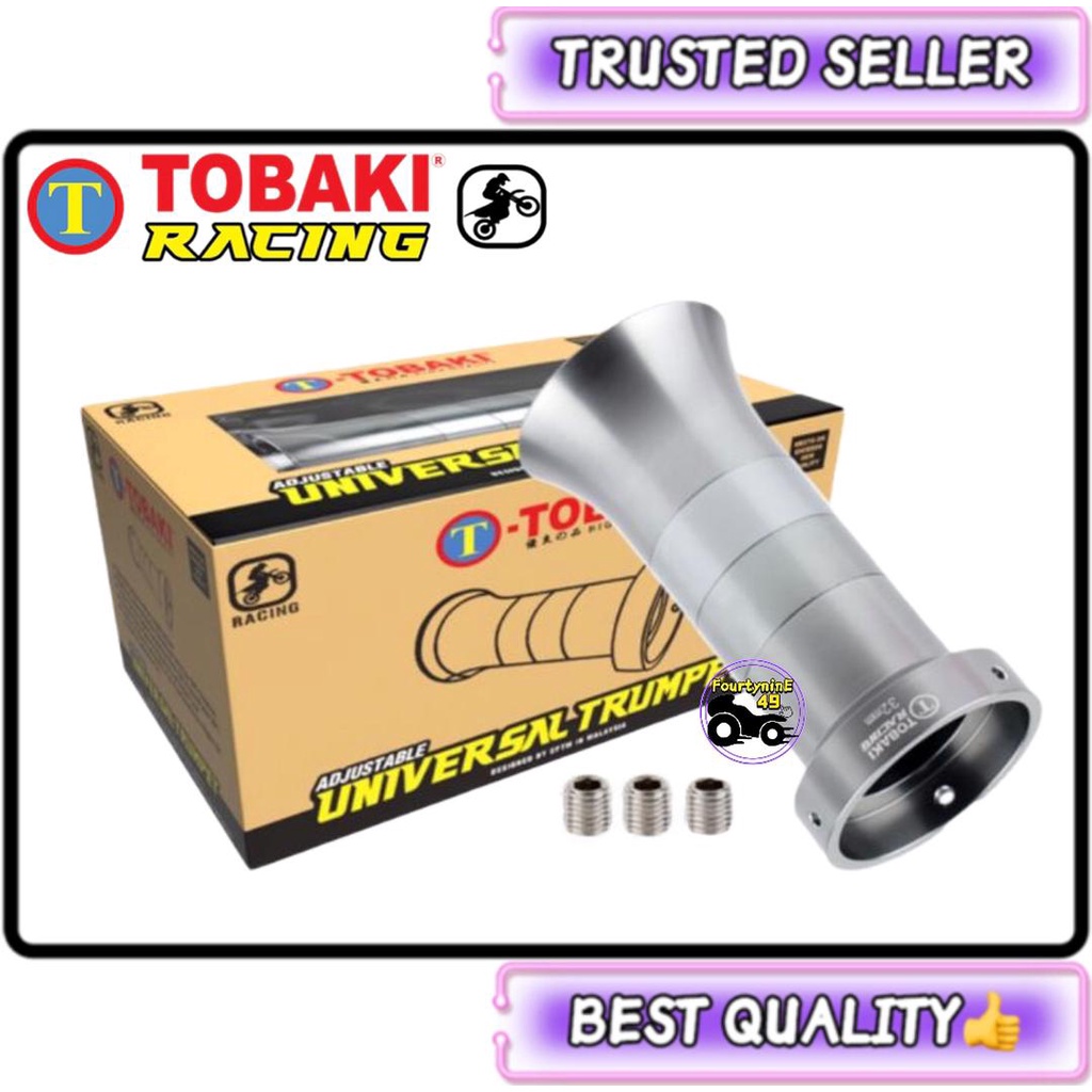 TOBAKI RACING CNC THROTTLE BODY TRUMPET / CARBURETOR TRUMPET | Shopee ...