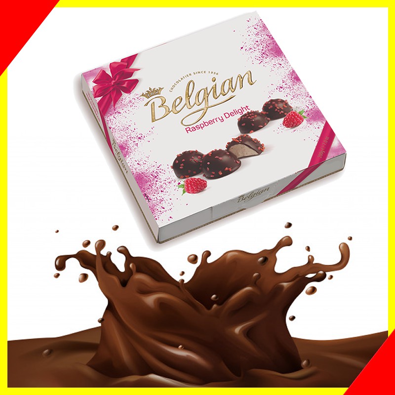 BELGIAN Raspberry Delight Pralines 200g | Shopee Malaysia