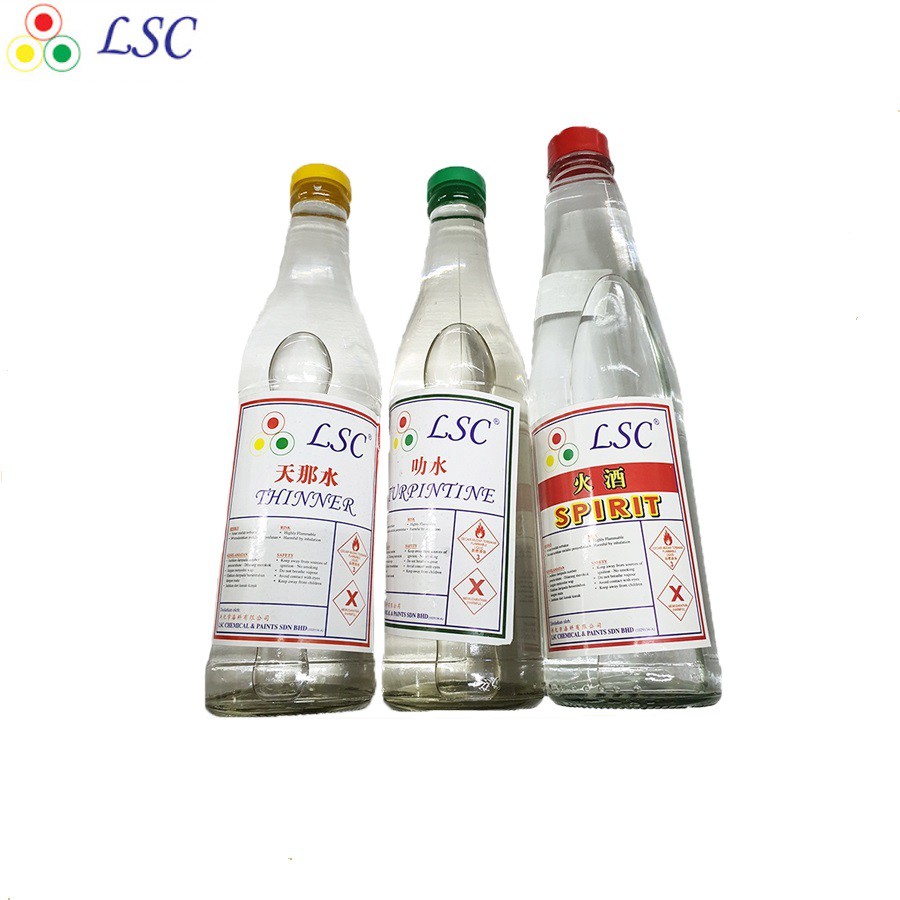 LSC BRAND THINNER / TURPENTINE / SHELLAC SPIRIT ( 325 ml ) | Shopee ...
