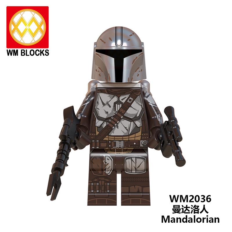 Star Wars Minifigures Building Blocks Toys Mandalorian Series Ahsoka ...