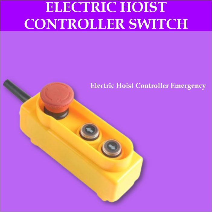 Electric hoist controller switch 220V household up down emergency stop ...